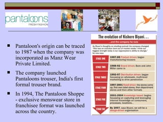 Pantaloons | PPT