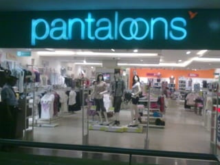 Pantaloons analysis at city center mall | PPTX