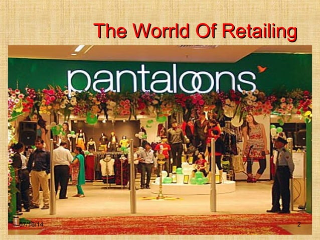 Pantaloons supply chainmanagement | PPT | Retail Industry | Industries
