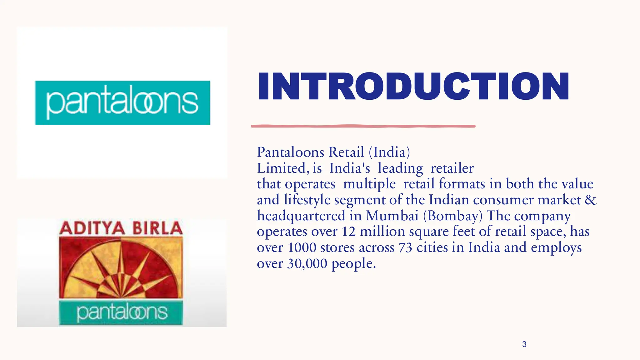 Pantaloons visual merchandising dispplay project | PDF