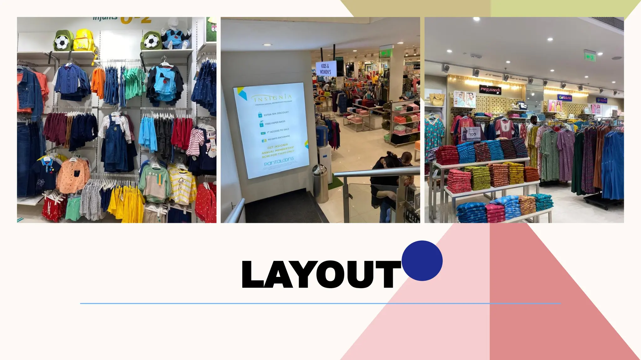 Pantaloons visual merchandising dispplay project | PDF
