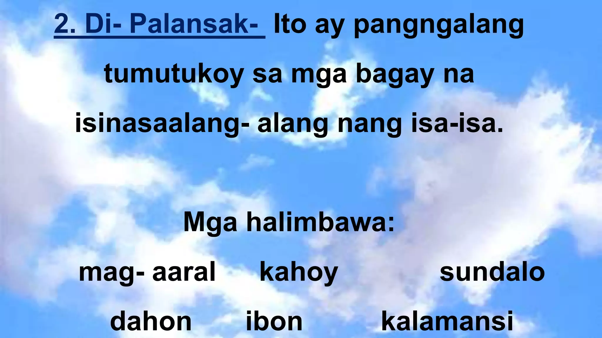 Uri ng Pangngalan | PPTX