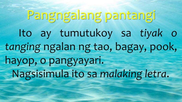 Uri ng Pangngalan | PPTX