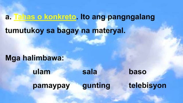 Uri ng Pangngalan | PPTX