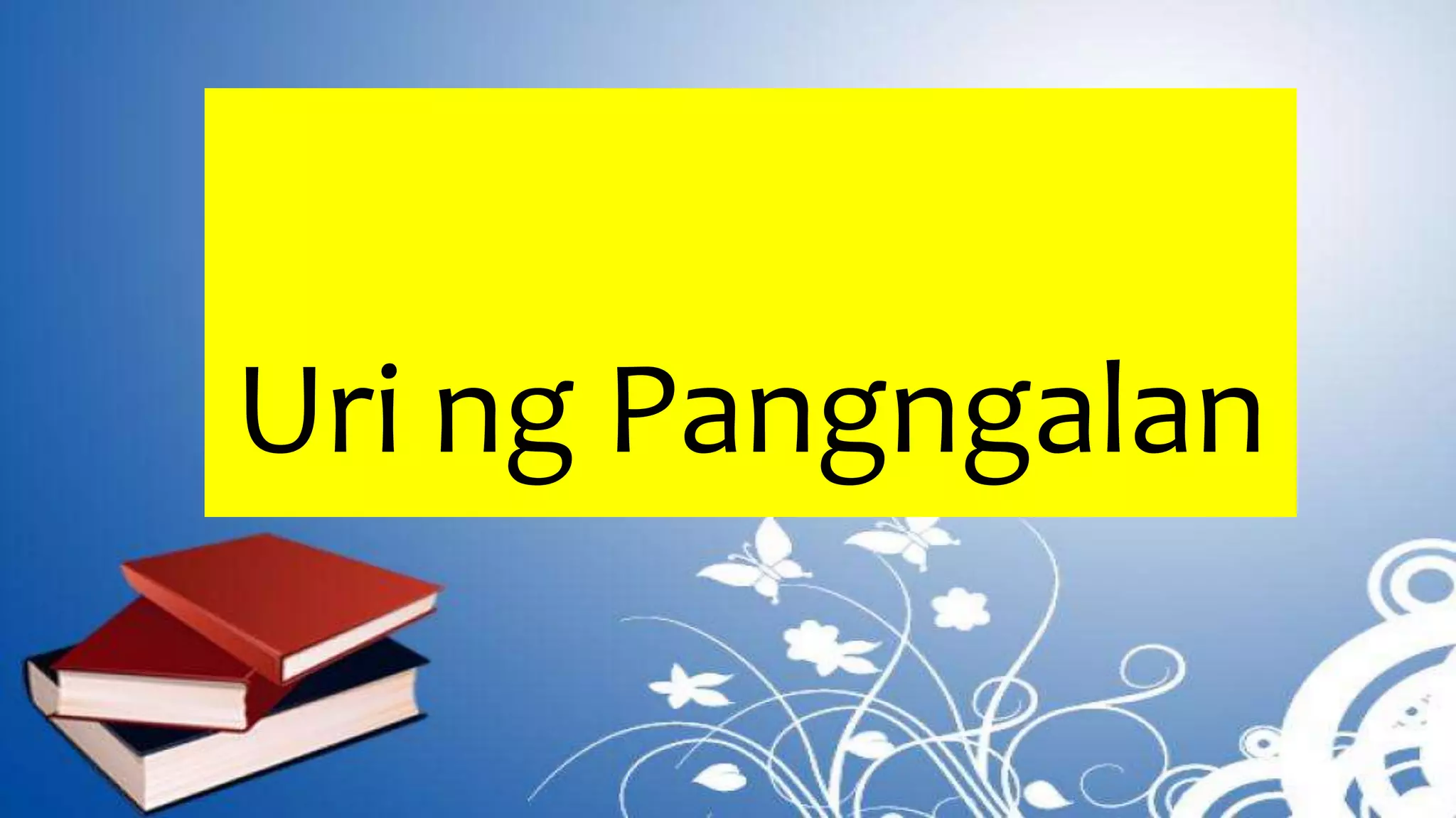 Pantangi at pambalana | PPTX