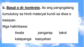 Pantangi at pambalana | PPTX