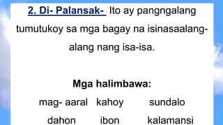 Pantangi at pambalana | PPTX