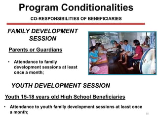 Pantawid pamilya for neda sp training 10222014 | PPTX