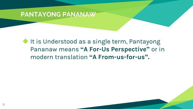 Pantayong pananaw | PPTX | Technology & Computing