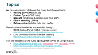 Pantazatou, Karolina: Presenting ICOS data in education | PPTX