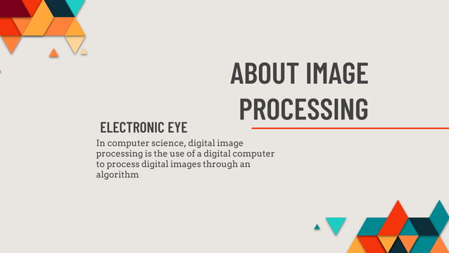 Image processing application | PPTX | Photo Editing Software | Computer ...