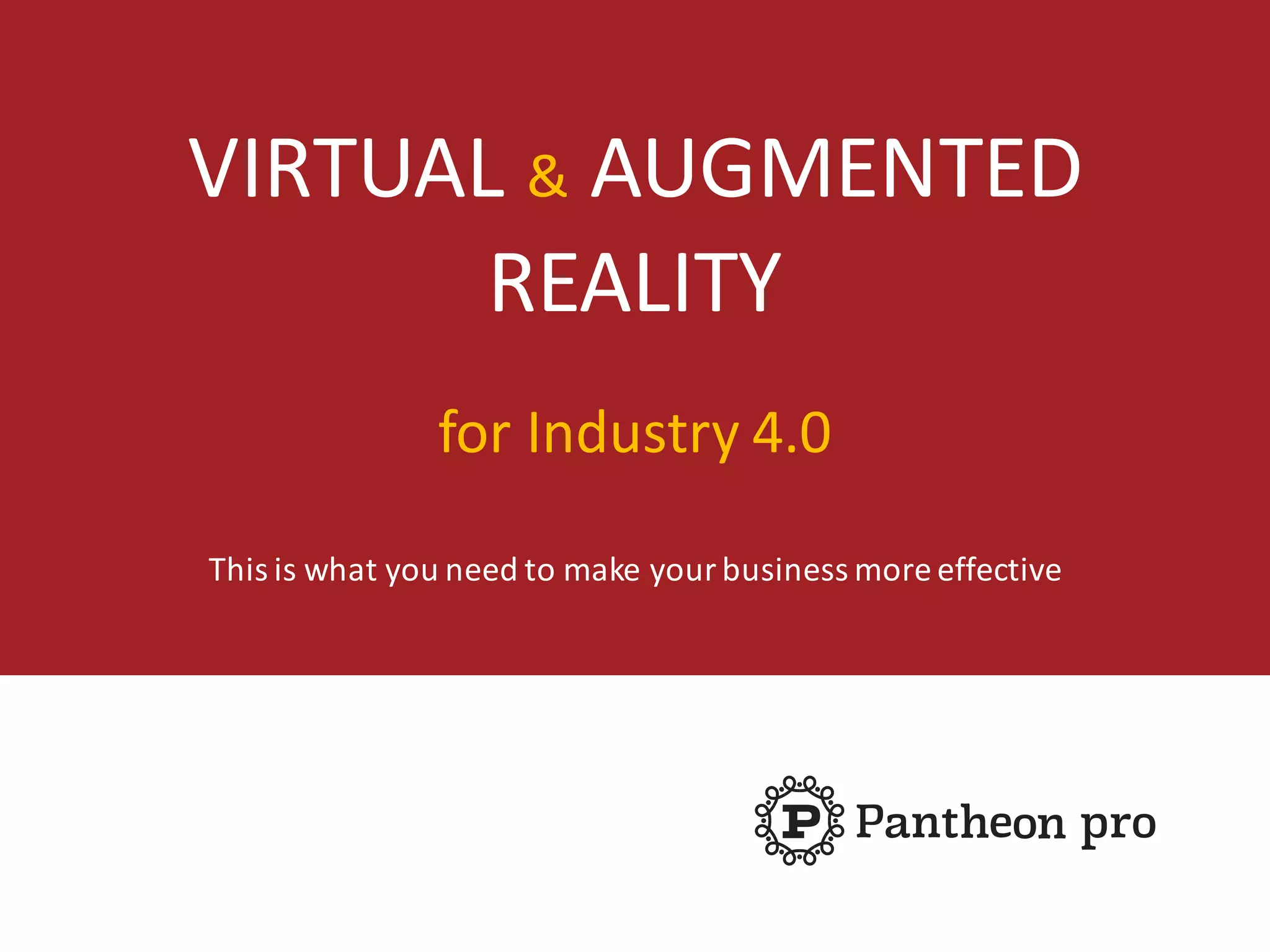 Augmented Reality Solutions for Industrial Purposes | PDF