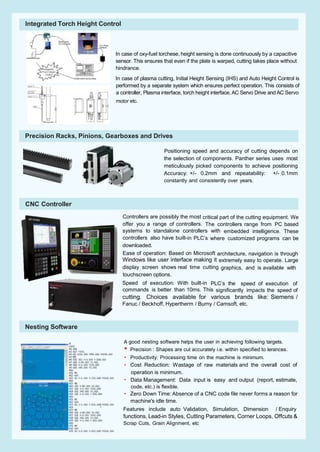 Panther Series Gantry Type Cutting System - Technocrats Plasma | PPTX