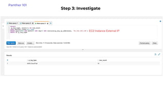 Panther 101: Bootstrapping Your Cloud SIEM (Webinar Deck) | PPT