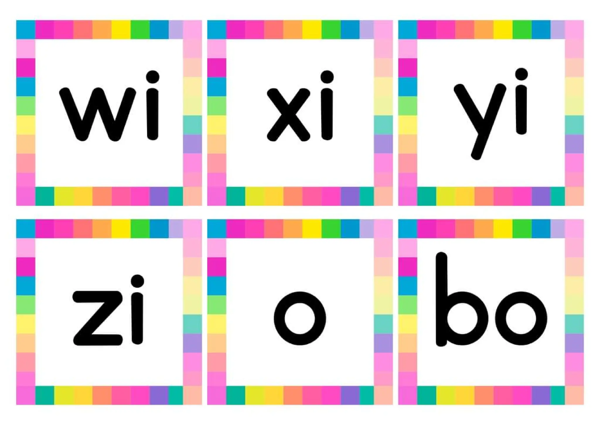 Pantig Flashcards for Readingin Filipino | PDF