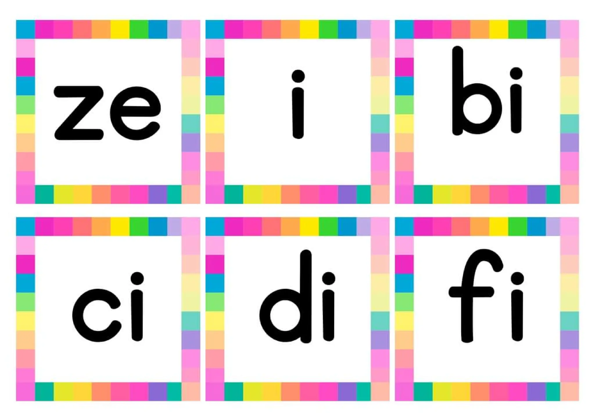Pantig Flashcards for Readingin Filipino | PDF
