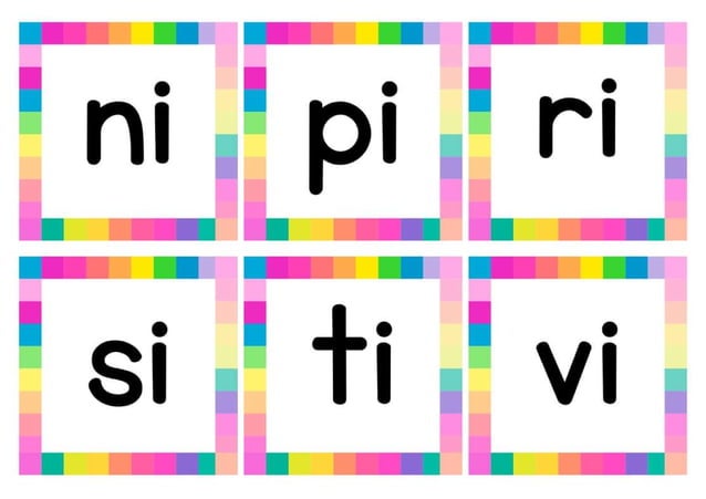 Pantig Flashcards for Readingin Filipino | PDF