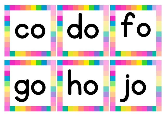 Pantig Flashcards for Readingin Filipino | PDF