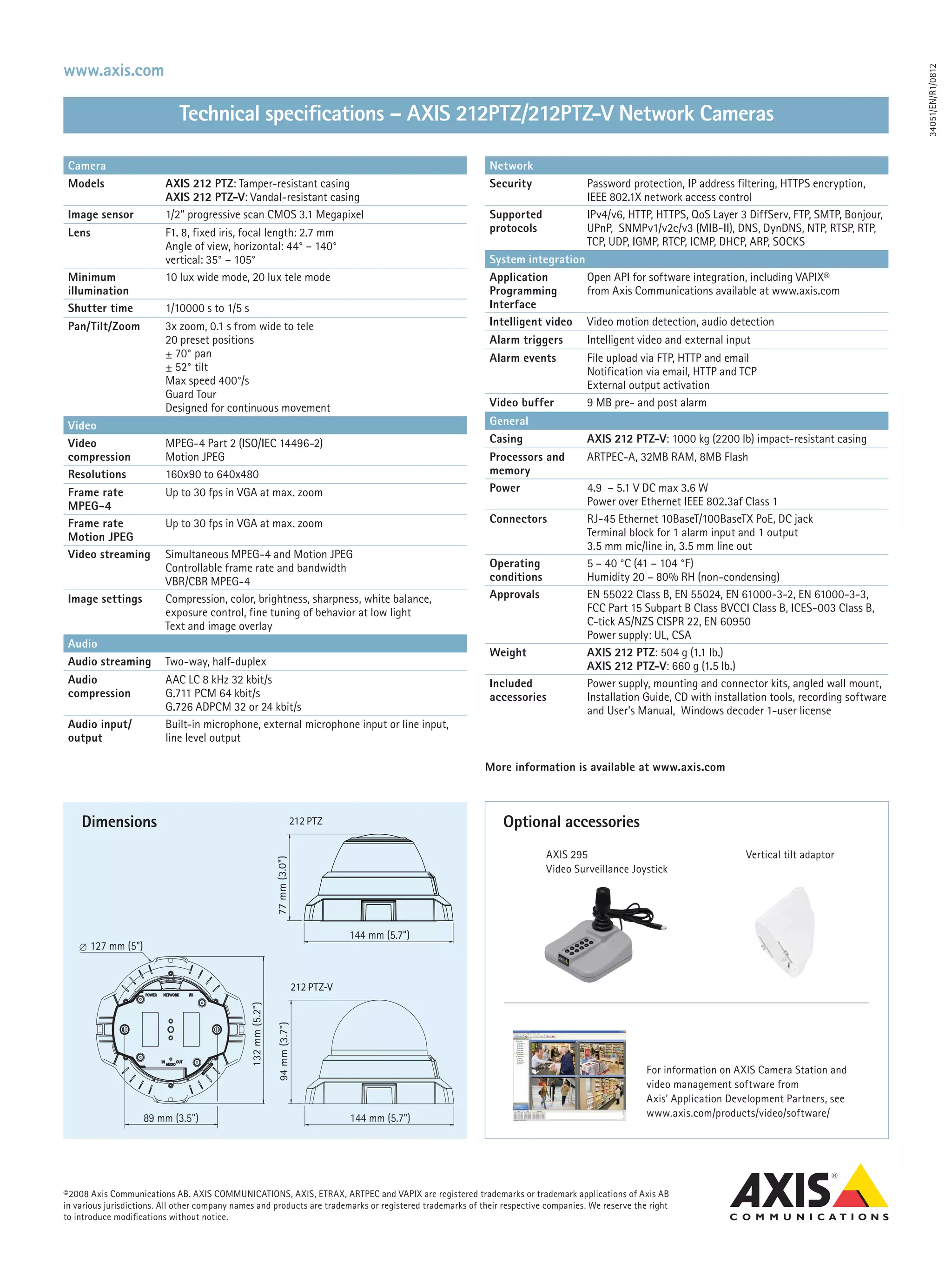 Pan tilt zoom camera | PDF