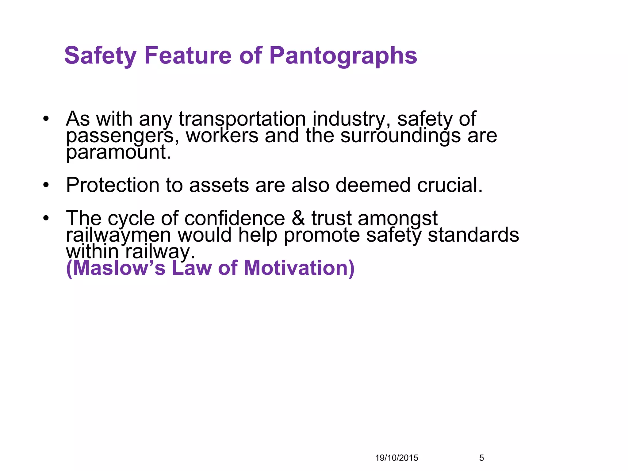 Pantograph II - Failure Analysis, Monitor & Testing Regime | PDF
