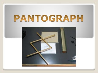 Pantograph,geneva,swinging mechanisms | PPTX