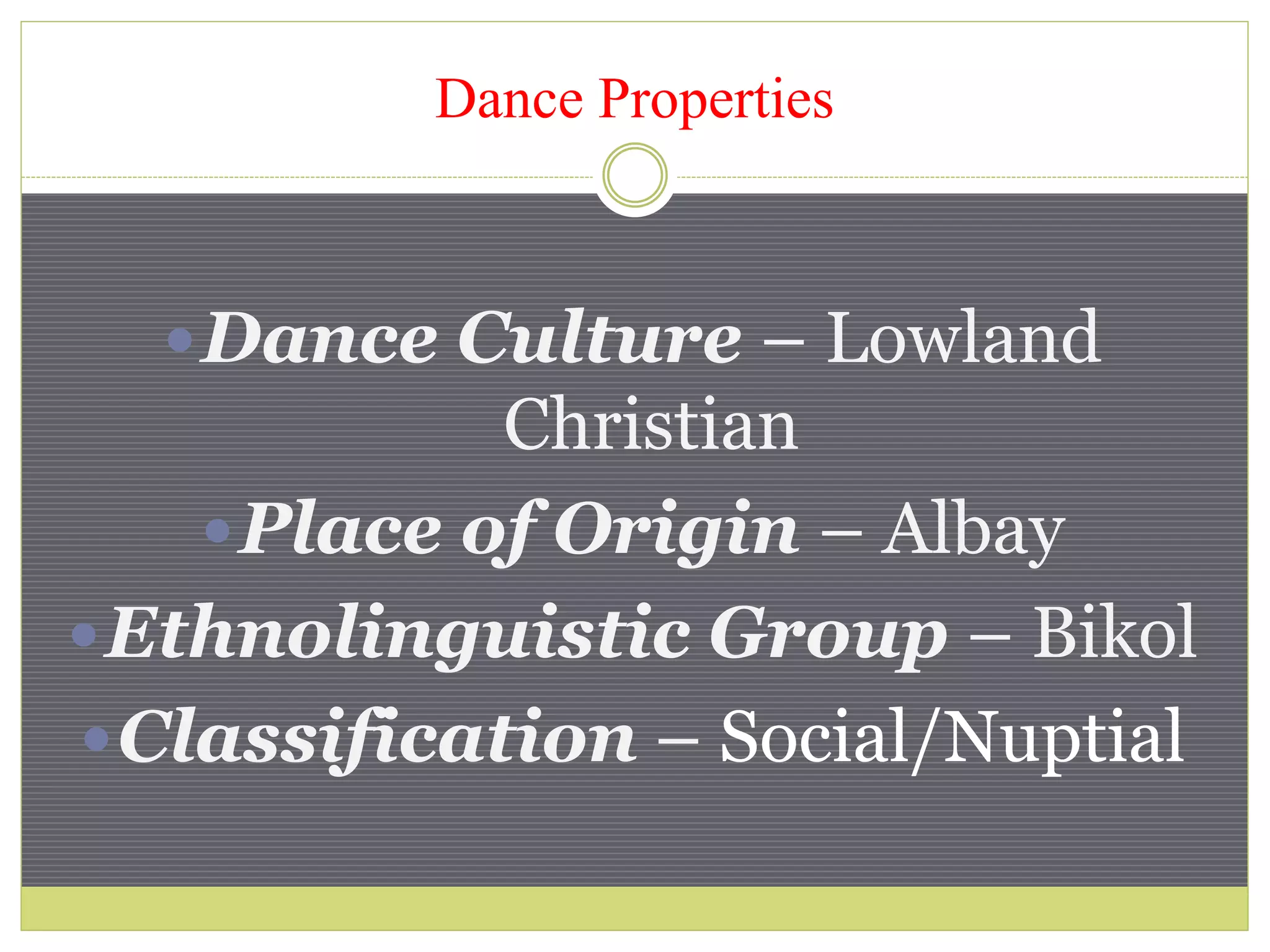 Pantomina (Philippine Folk Dance) | PPTX