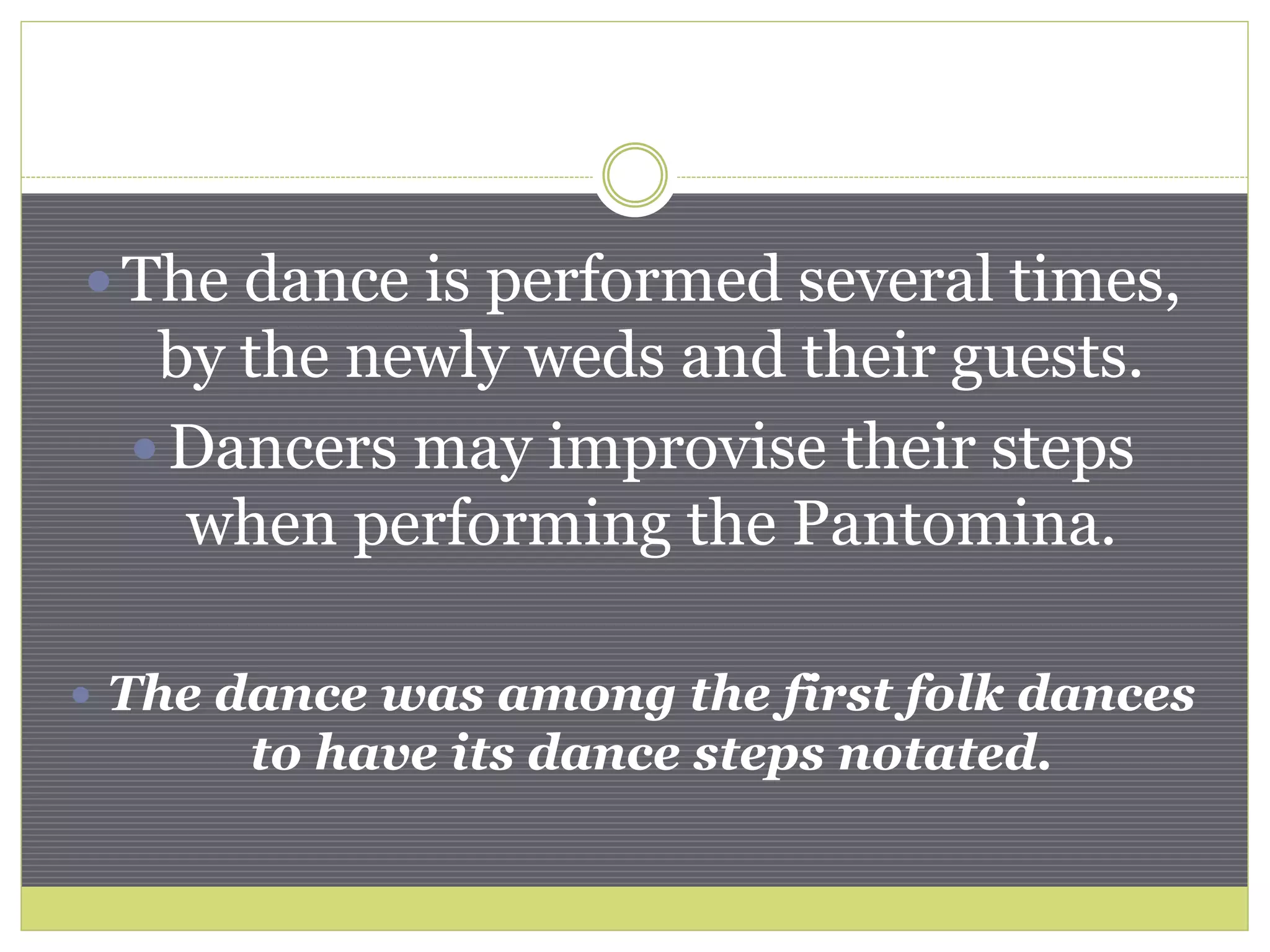 Pantomina (Philippine Folk Dance) | PPTX