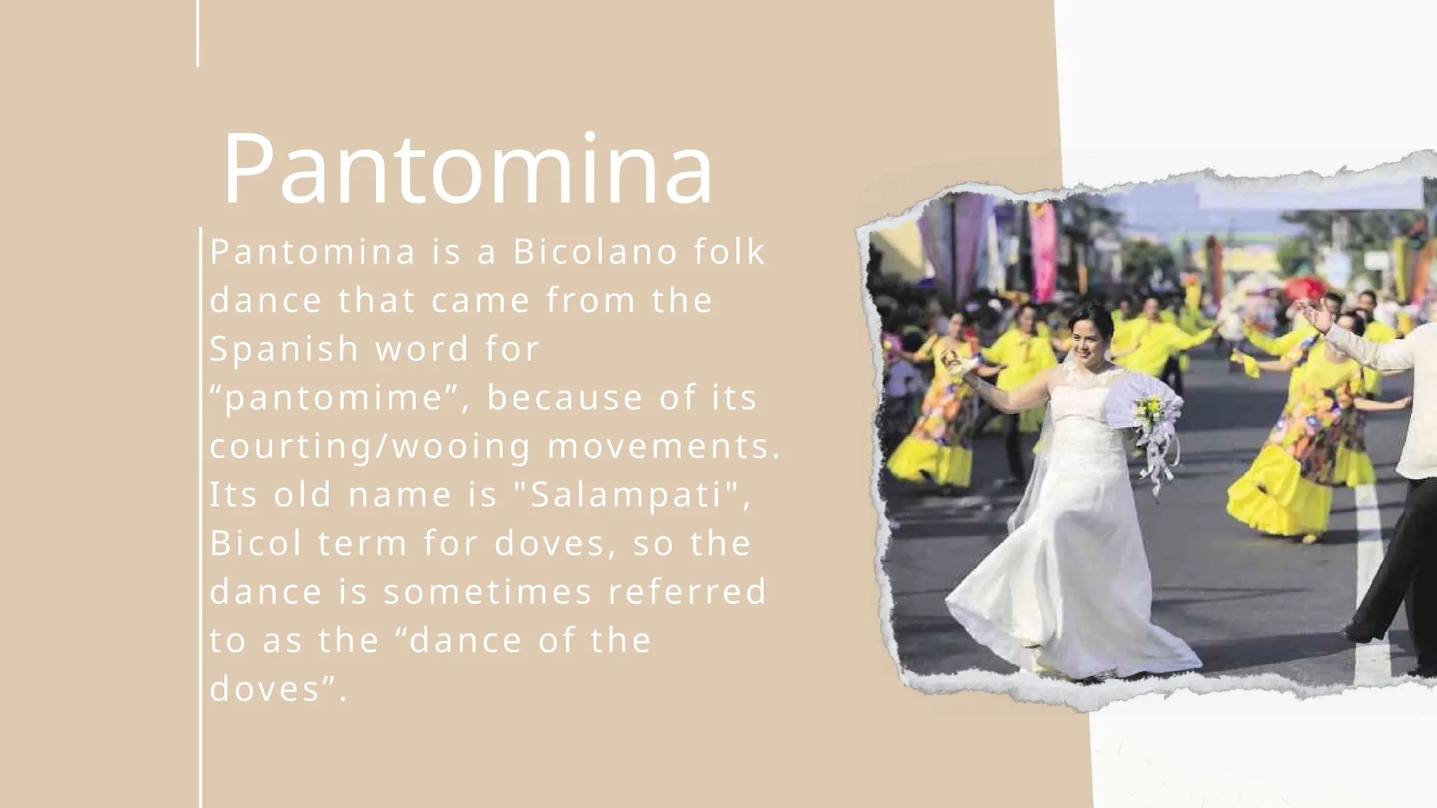 Pantomina or Pantomime, a Bicolano Folk Dance | PPTX | Women\'s ...
