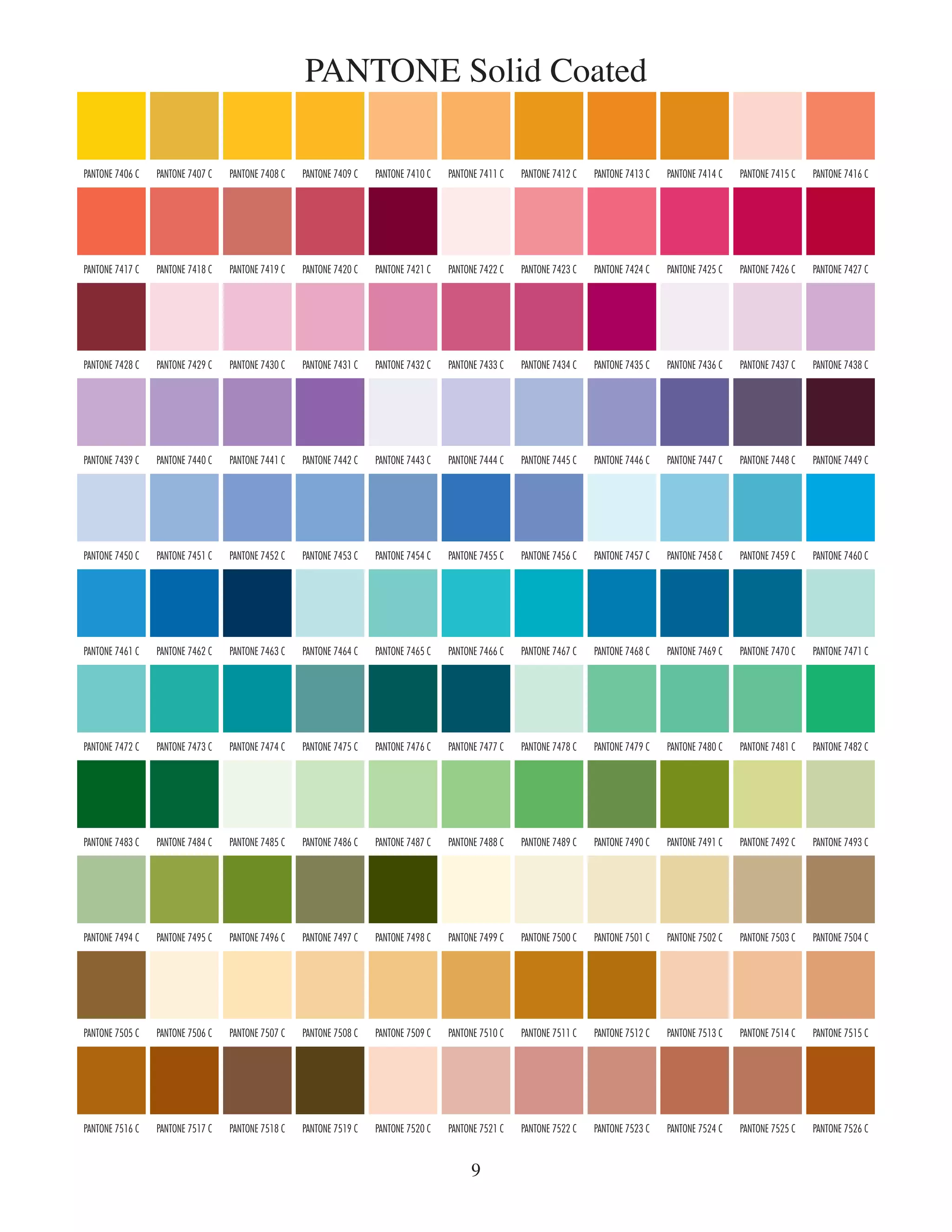 PANTONE Solid Coated | PDF