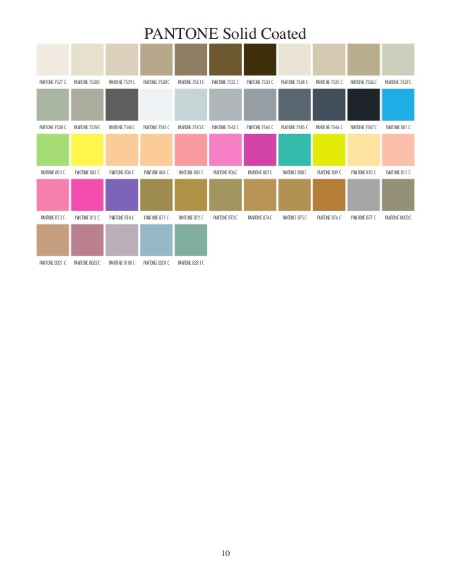 PANTONE Solid Coated