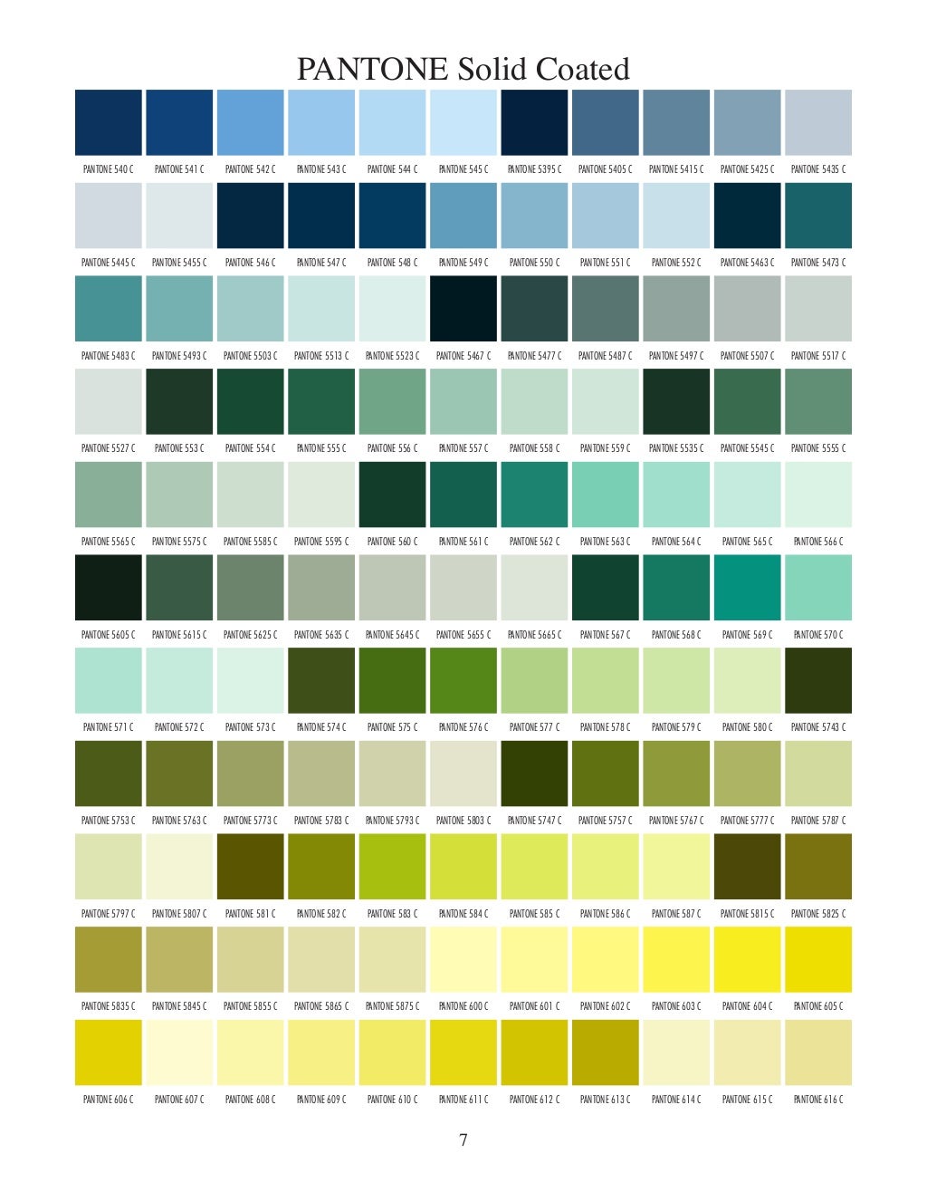 PANTONE Solid Coated