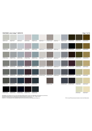 Escala Pantone | PDF