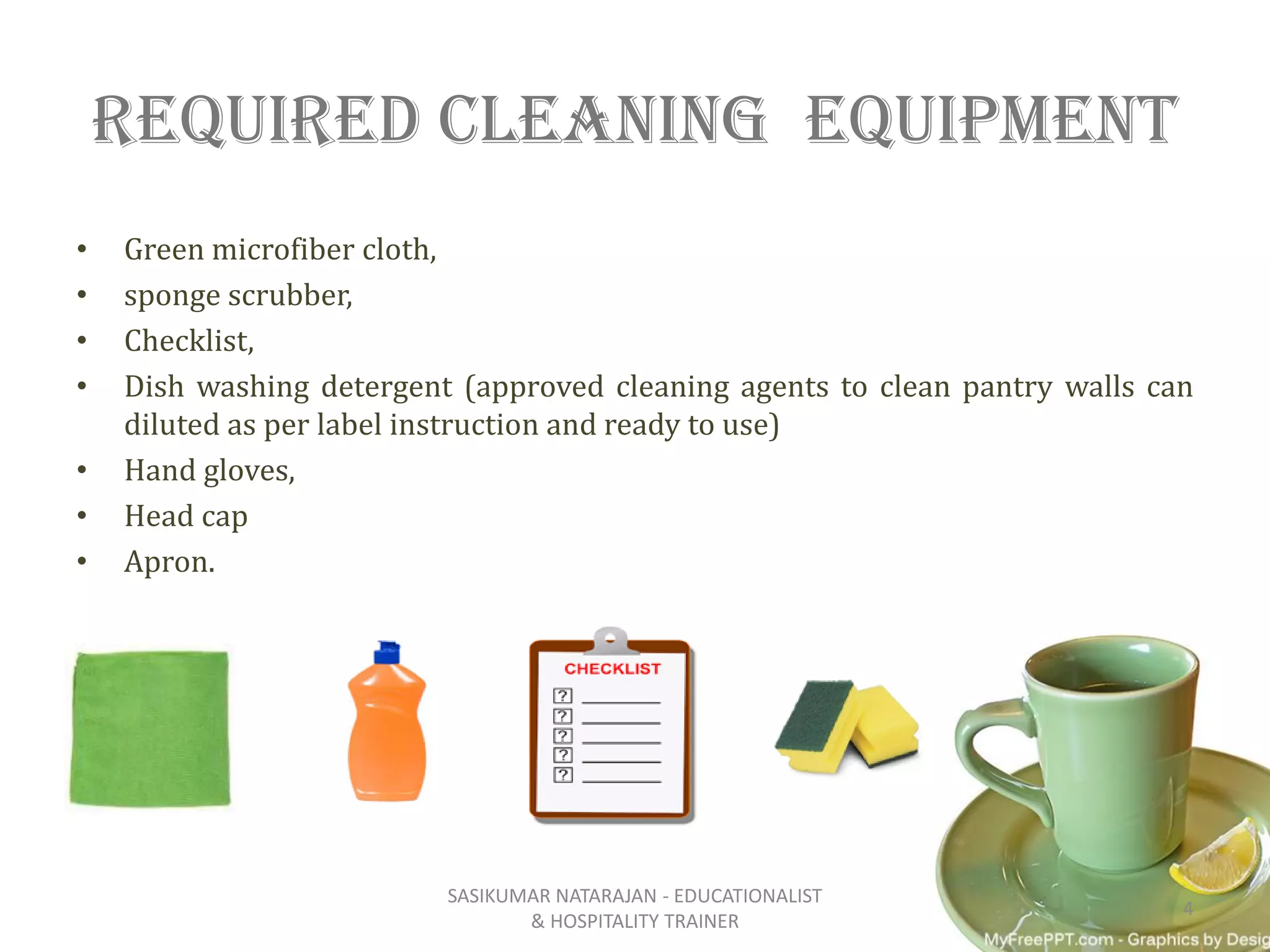 Pantry cleaning for Office/Tea boys | PDF