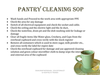 Pantry cleaning for Office/Tea boys | PDF