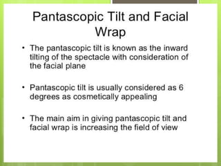 Pantoscopic tilt | PPTX