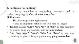 PANTUKOY bahagi ng panalita. 124624584pptx | PPTX