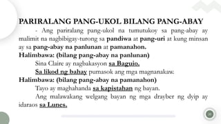 PANTUKOY bahagi ng panalita. 124624584pptx | PPTX
