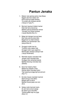 Pantun | DOC