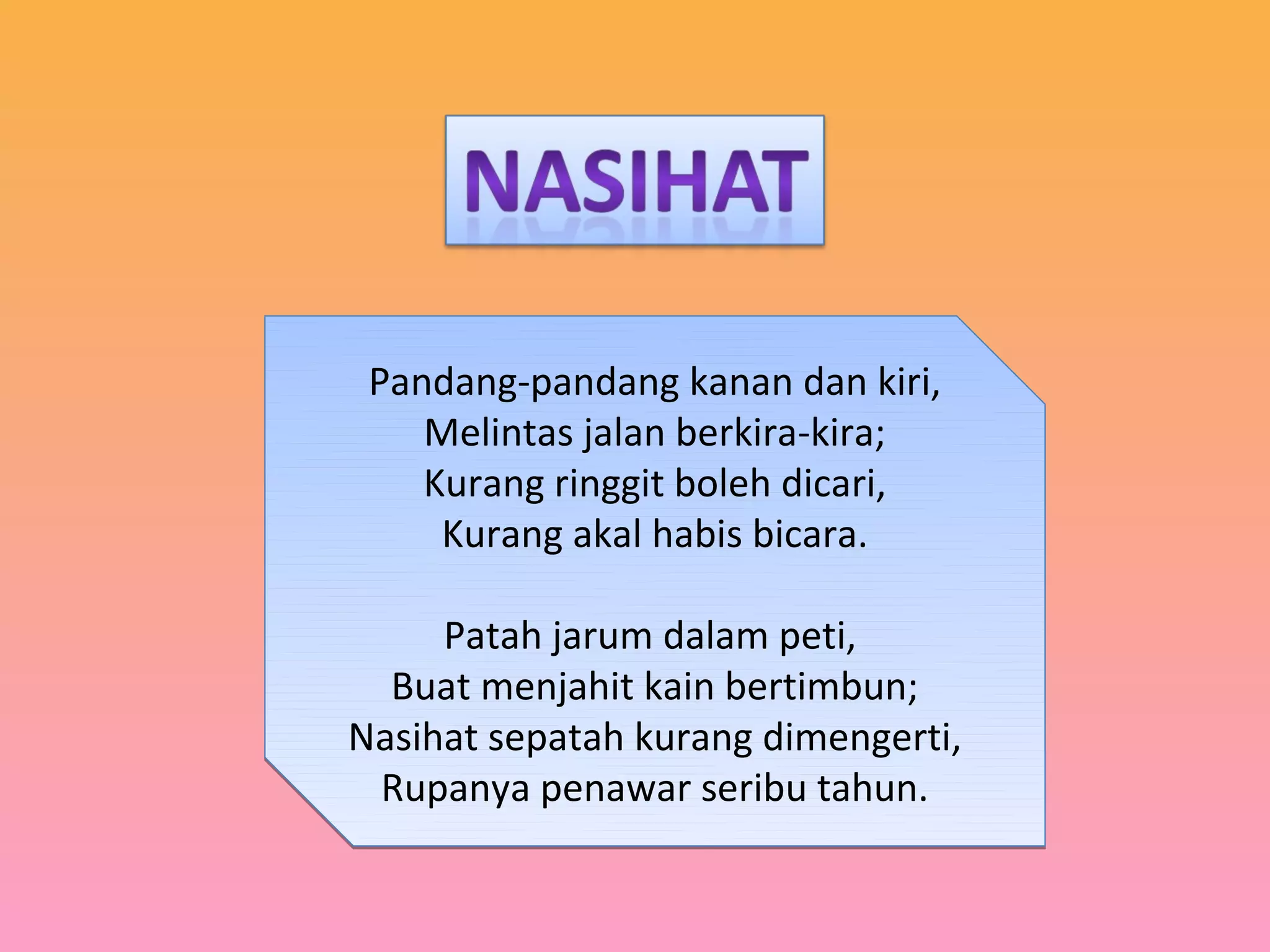 Pantun | PPT