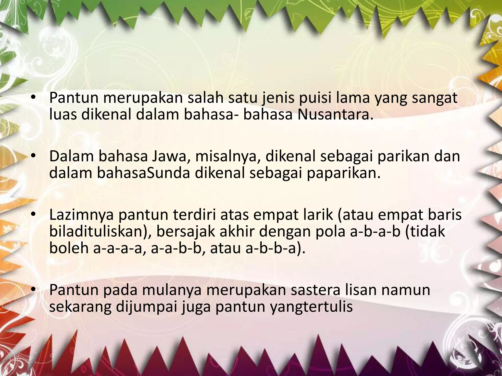 Pantun | PPT