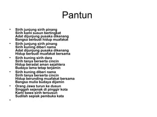 Pantun Melayu | PPT