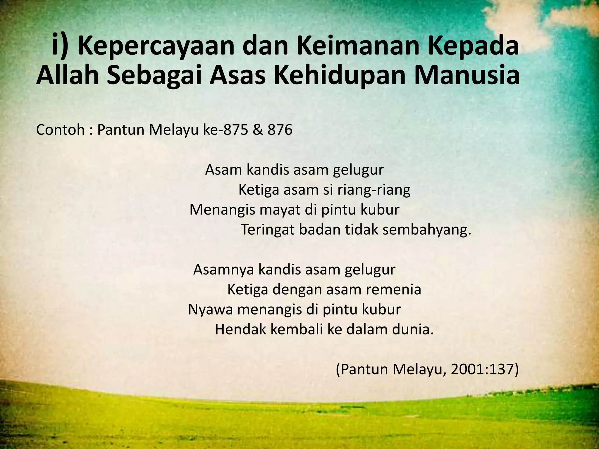Slaid Pembentangan Pantun Melayu: Bingkisan Permata | PPTX