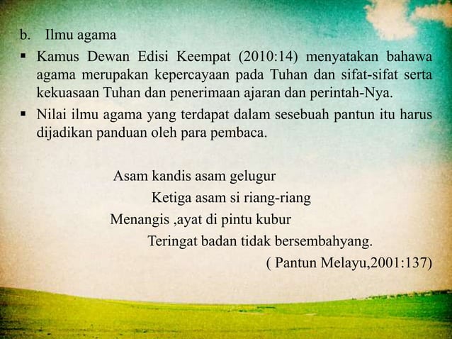 Slaid Pembentangan Pantun Melayu: Bingkisan Permata | PPT