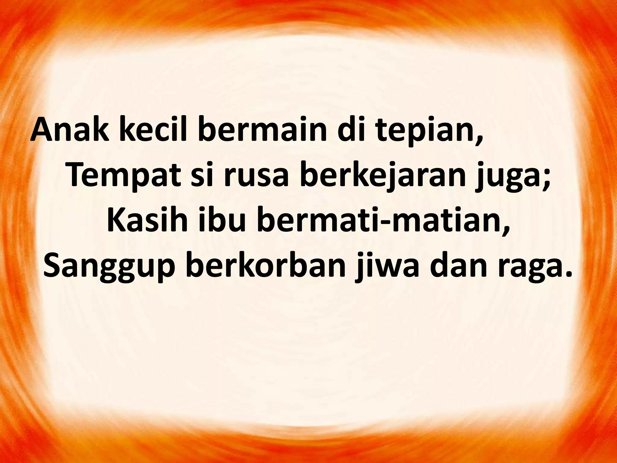 Pantun 4 kerat | PPTX
