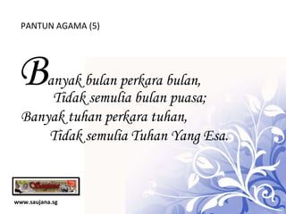 Pantun Agama | PPS