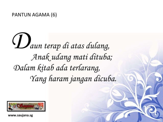 Pantun Agama | PPS