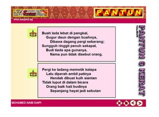 Pantun Bahagian Kedua | PDF