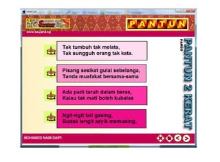 Pantun Bahagian Kedua | PDF