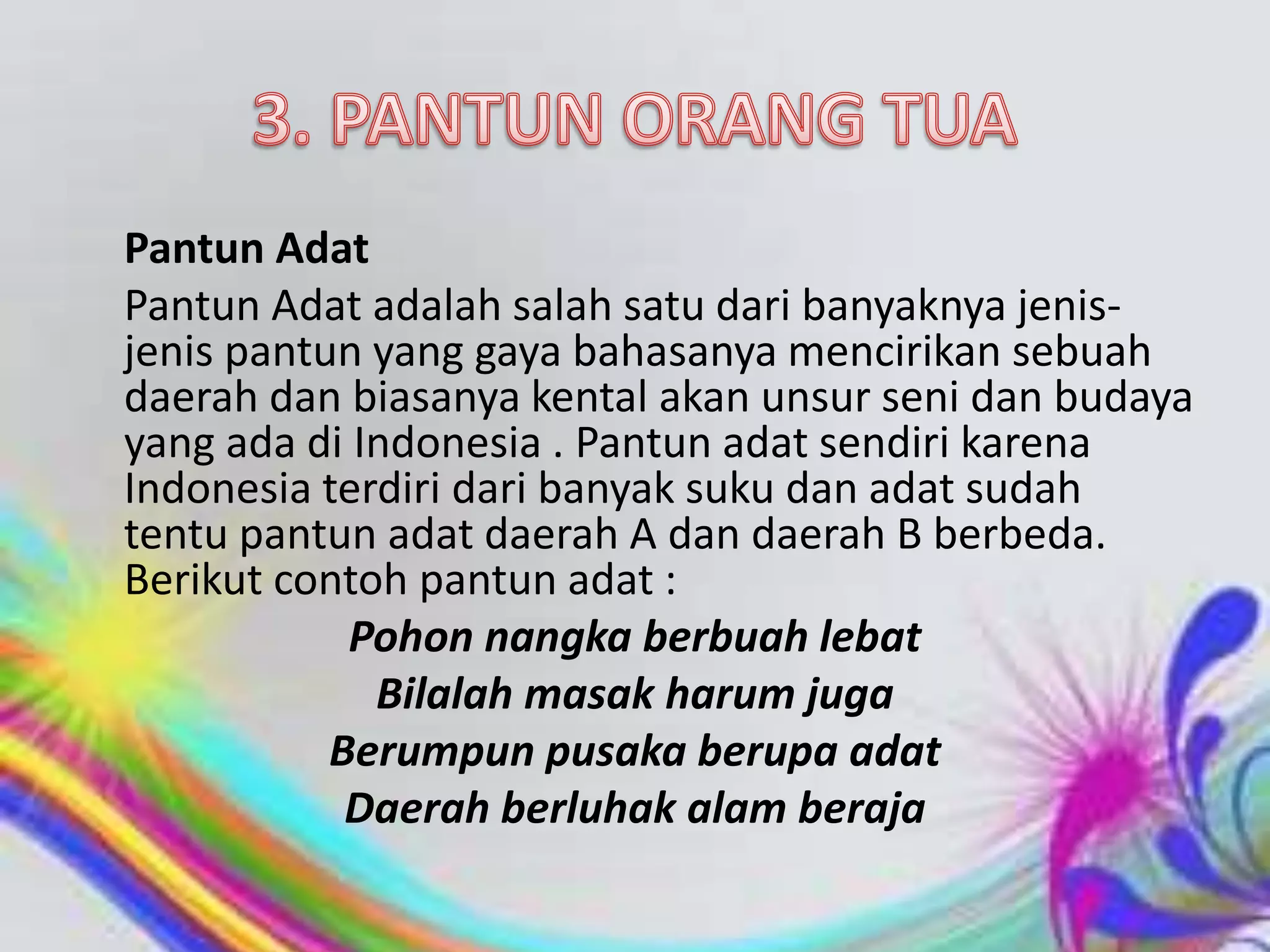 PANTUN pengertian, ciri-ciri dan jenis-jenis Pantun beserta contohnya ...