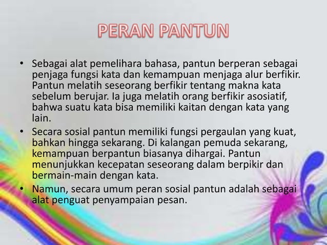 PANTUN pengertian, ciri-ciri dan jenis-jenis Pantun beserta contohnya ...